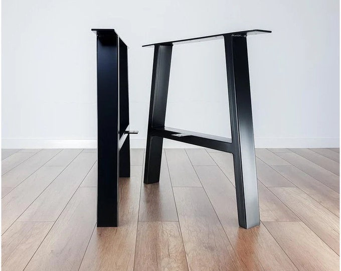 Metal Table Legs, Farmhouse Table Bases, Modern Steel Bases, Industrial ...