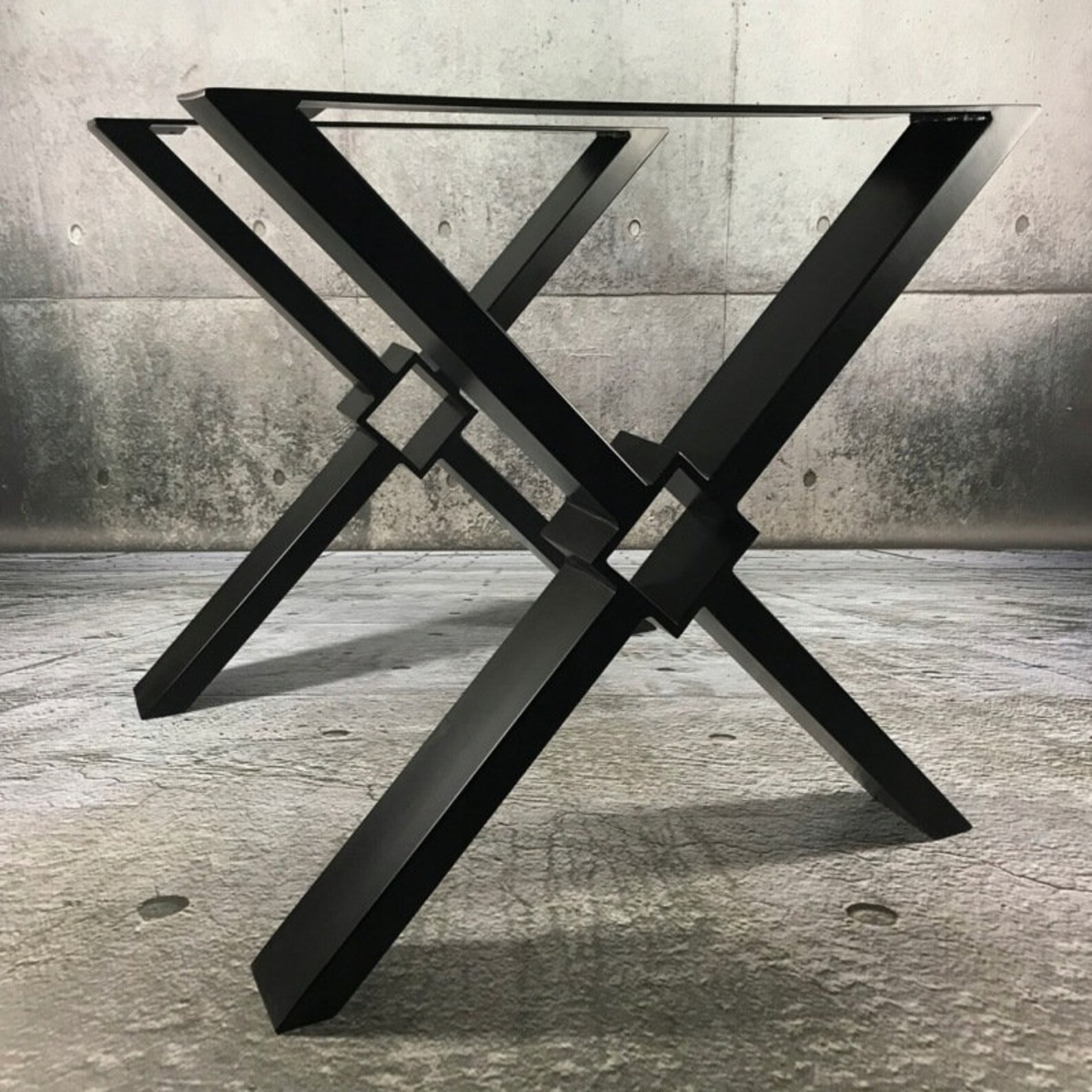 X-beam Metal Table/bench/desk Legs Industrial Strength Steel - Etsy