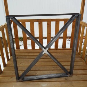 X-shaped Table Base, Metal Table Legs, Industrial - Etsy