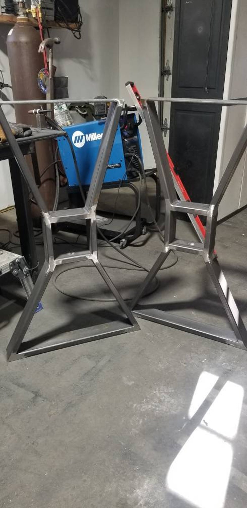 Metal Table Legs / Steel Table Legs-custom Sizes Metal Bases - Etsy