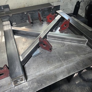 Farmhouse Table Base, Heavy Duty Metal Legs, Handmade in USA - Etsy