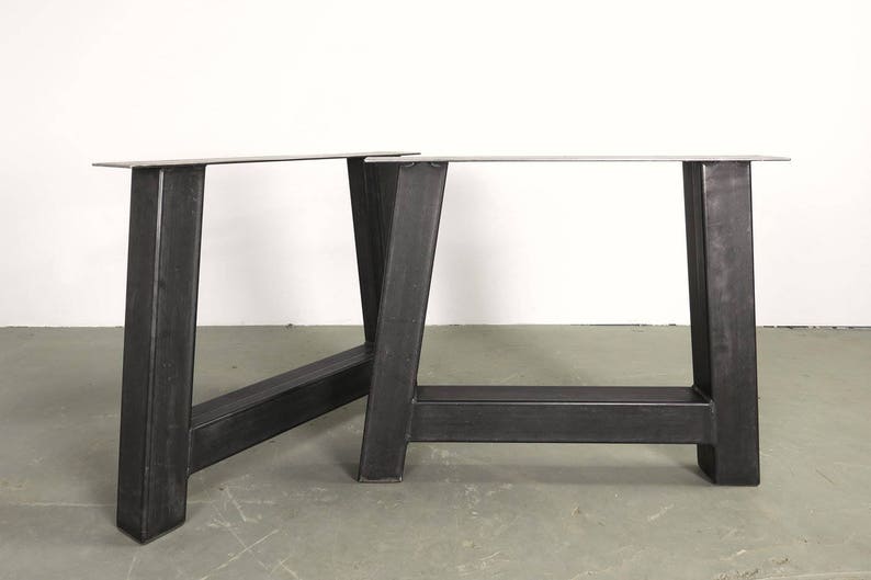 A-frame Metal Table Legs: Heavy Duty Steel Base (set of 2) - Etsy