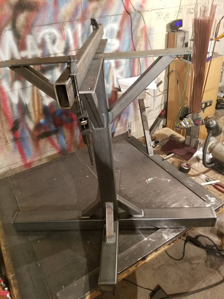 Metal Table Base, Pedestal Metal Base, Farmhouse Steel Base