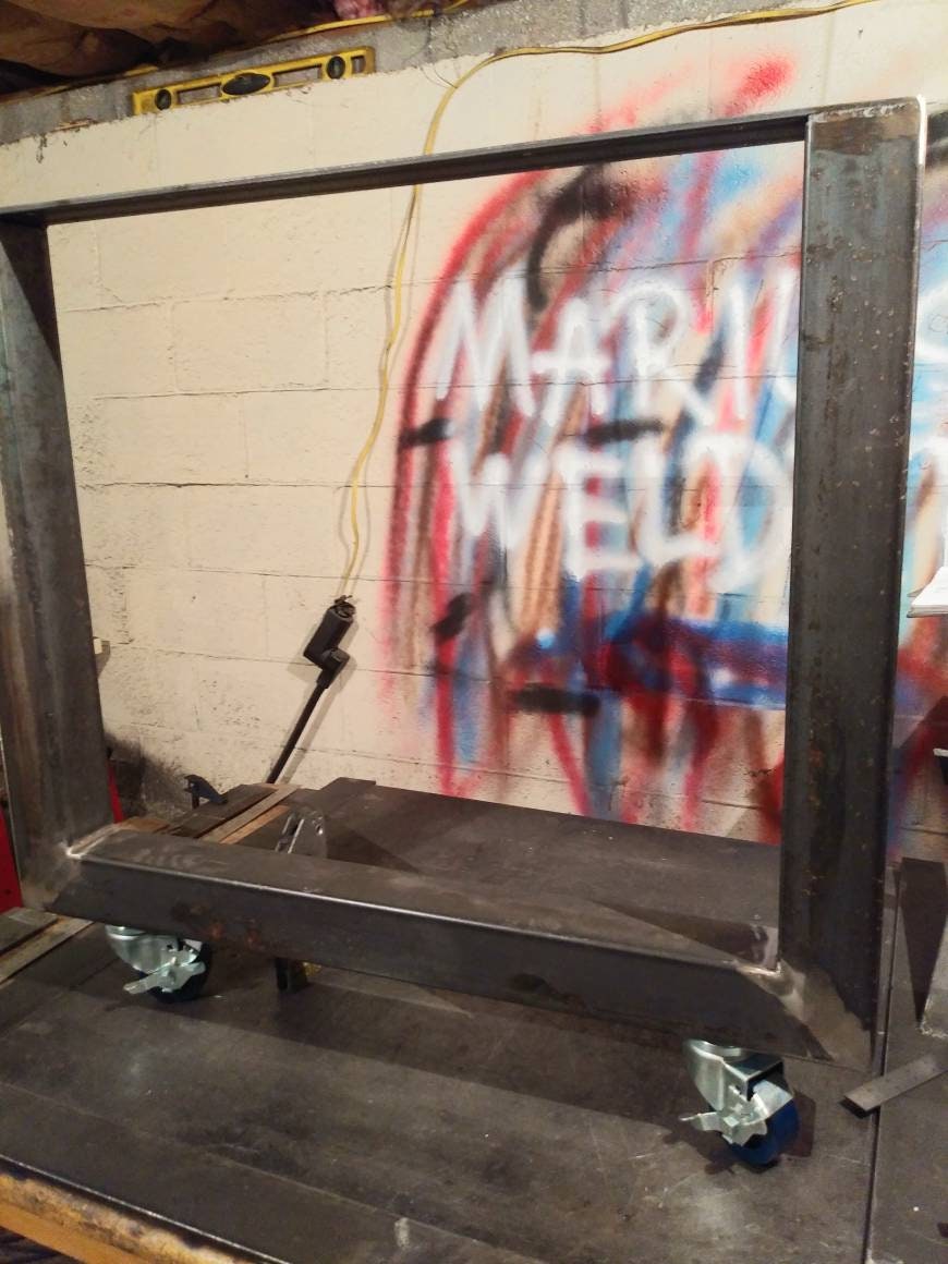 Metal table legs on wheels, Legs with casters , Metal legs with casters ...