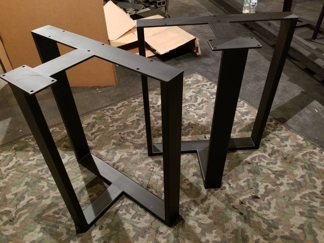 Metal Dining Table Legs, Very Heavy Duty Table Bases, Strong Metal Legs ...