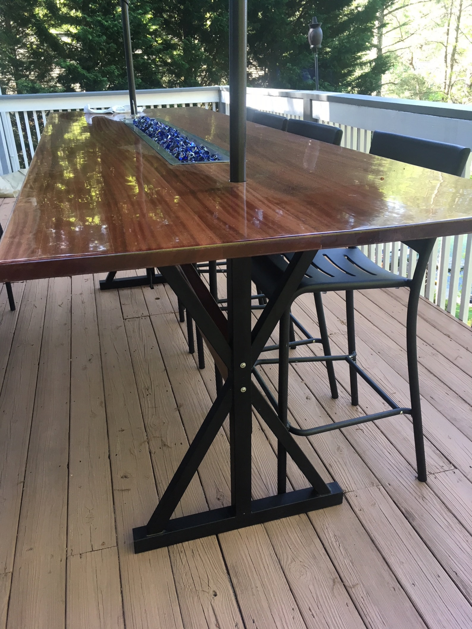 Trestle Metal Table Base Farmhouse - Etsy