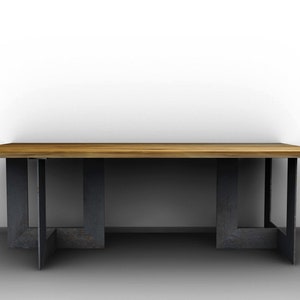 Metal Table Base, T-shaped Table Legs Industrial Table Base - Etsy