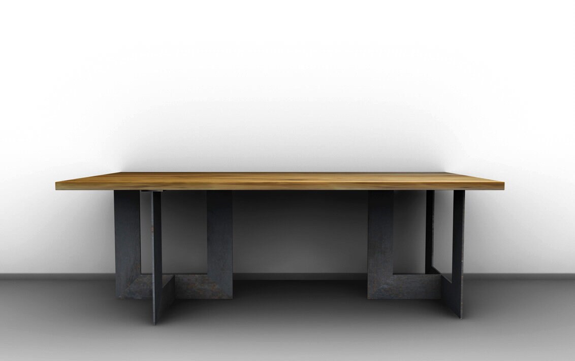 Metal Table Base T-shaped Table Legs Industrial Table Base - Etsy