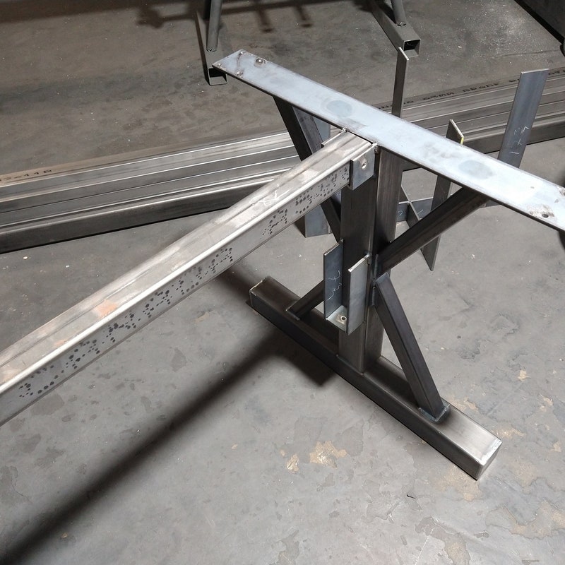 Industrial Table Base - Etsy