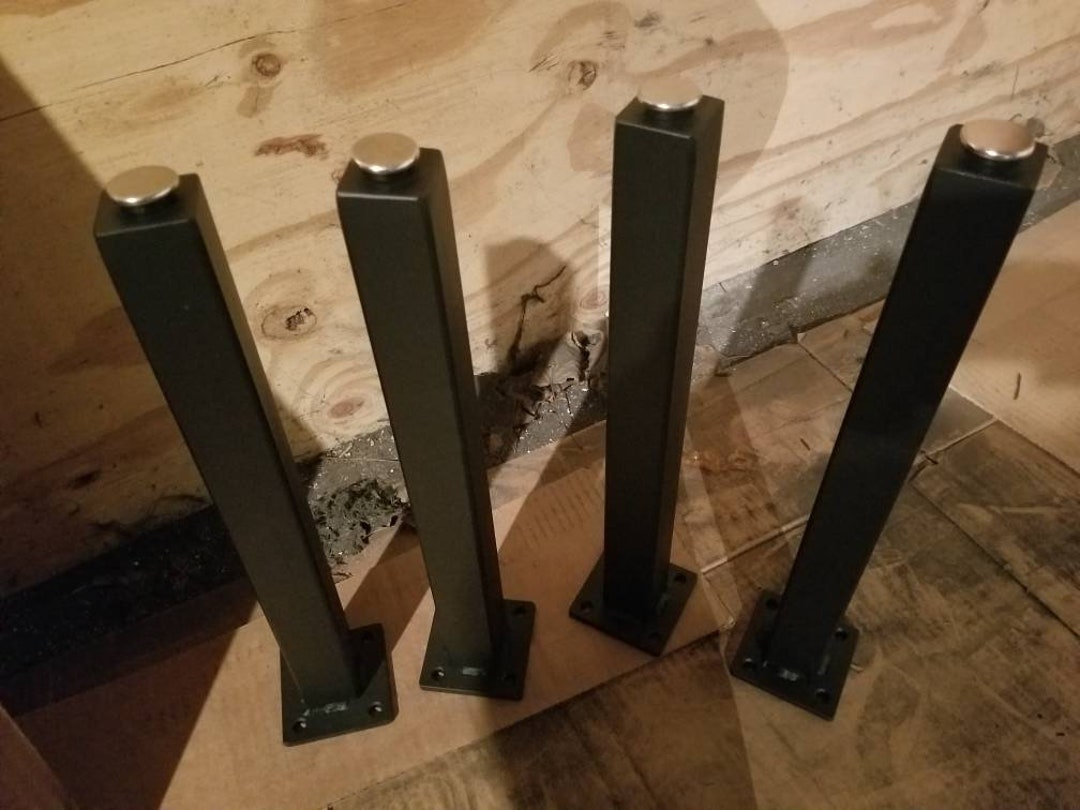 Metal Table Legs, Adjustable Feet, Industrial Metal Leg, 1 Leg - Etsy