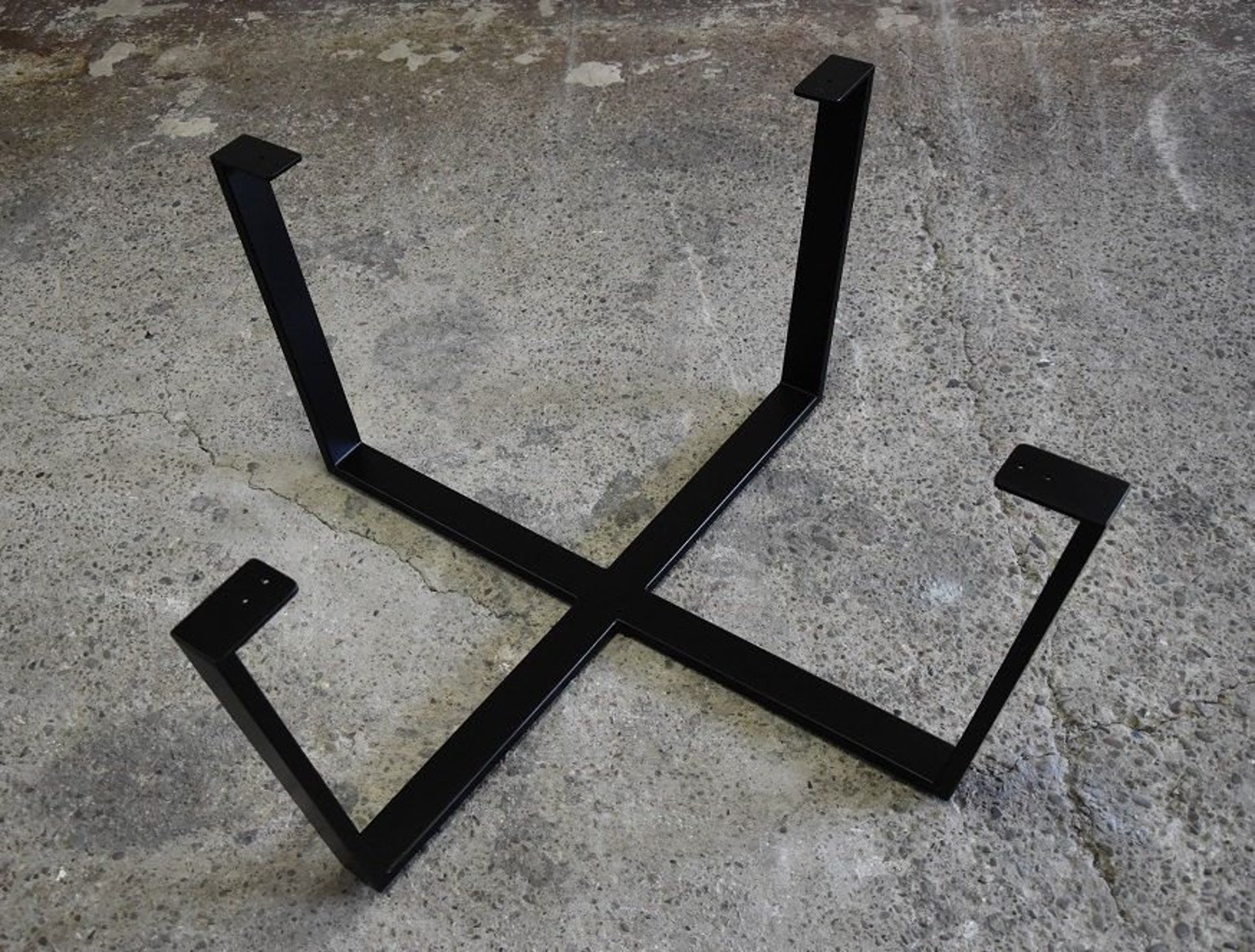 Metal Table Base Industrial Farmhouse - Etsy