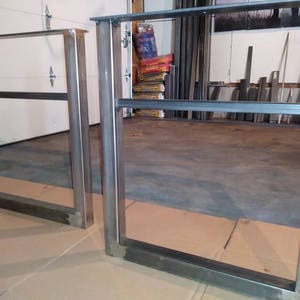 U-shaped Metal Table Base - Etsy