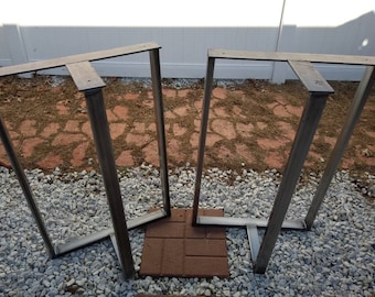 Counter Height Table Base Industrial Custom Sizes and Colors | Etsy