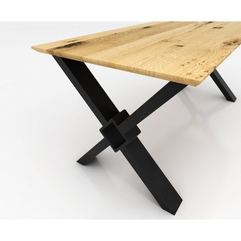 X-beam Metal Table/bench/desk Legs - Industrial Strength Steel Bases - Etsy