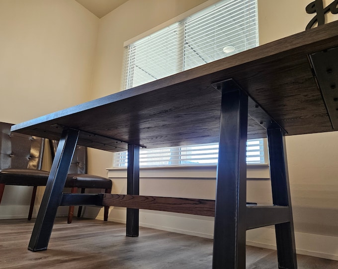 Metal Table Legs, Industrial Metal Bases, Modern Steel Bases, Farmhouse Table Legs, HandMade In USA
