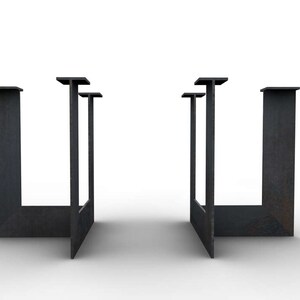 Metal Table Base, T-shaped Table Legs Industrial Table Base - Etsy