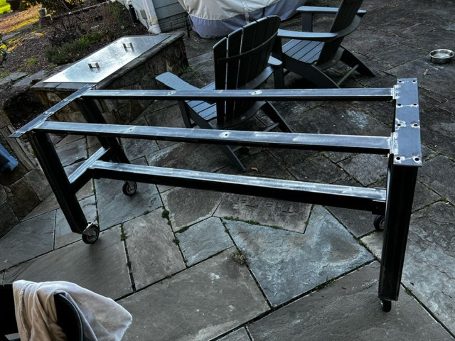 A-frame Metal Table Legs: Heavy Duty Steel Industrial Base - Etsy