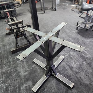 Unique Metal Pedestal Table Base: Heavy Duty, Custom Welded - Etsy