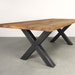 Heavy Duty Tube Steel Farmhouse Style Table Base, X-shaped - Etsy