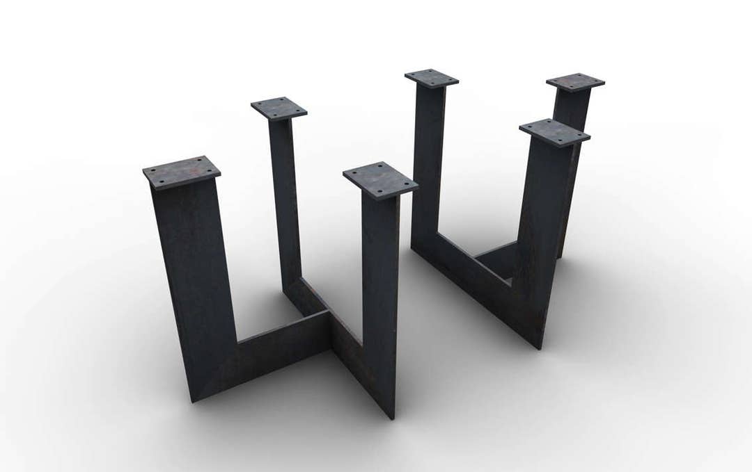 Metal Table Base, T-shaped Table Legs Industrial Table Base - Etsy