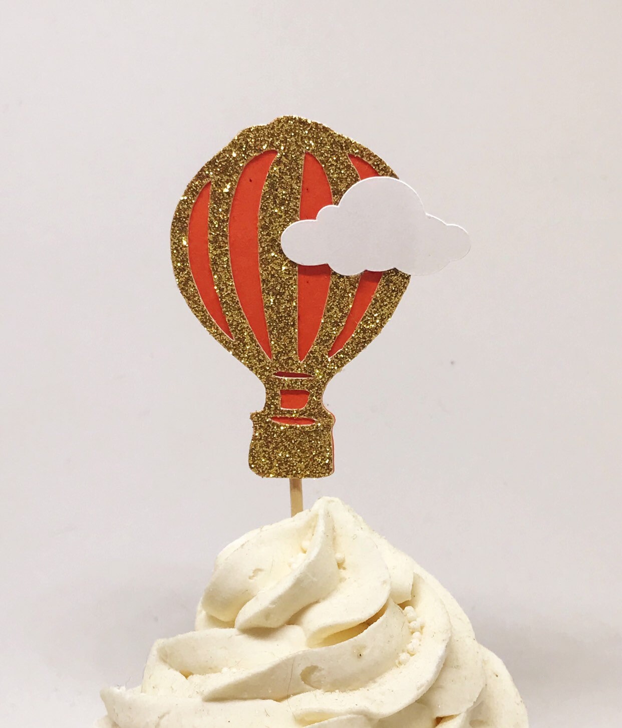 Hot air balloon toppers hot air balloon cupcake toppers | Etsy