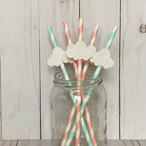 Twinkle Twinkle Little Star Straws, Cloud Straws, Stars Theme, Stars ...