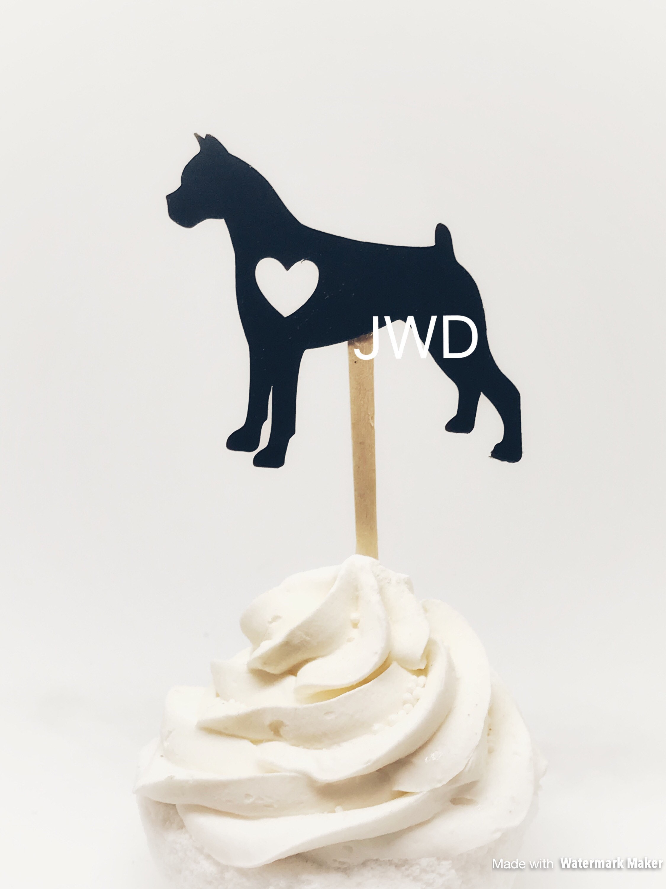 Dog Cupcake Toppers Pet Cupcake Toppers Dog Party Pet - Etsy