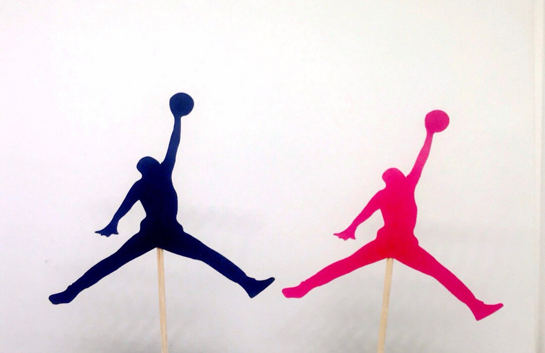 Jumpman Cupcake Toppers, Jumpman Toppers, Jumpman Party, Jumpman Theme ...