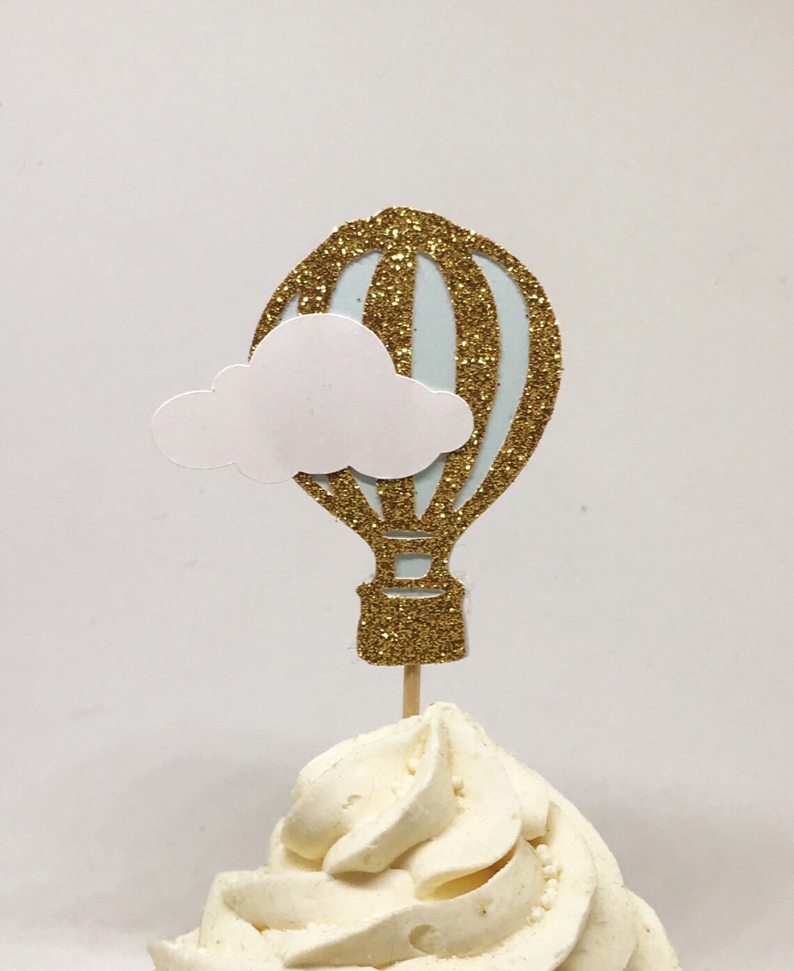 Hot air balloon toppers hot air balloon cupcake toppers | Etsy