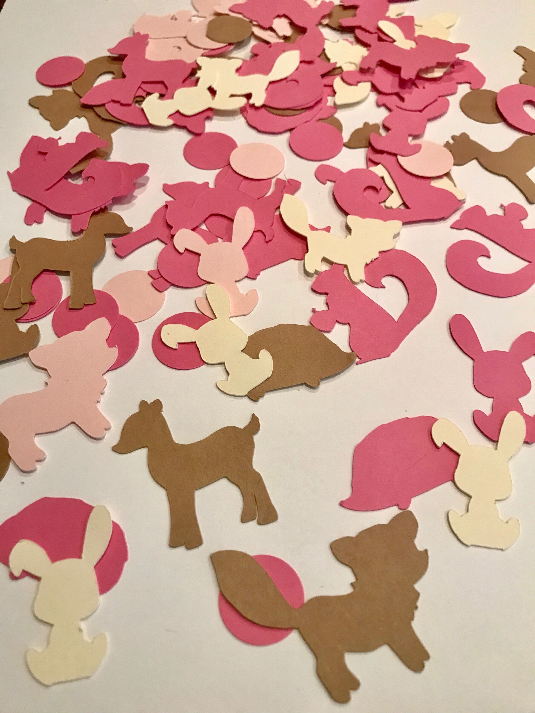 Woodland Animals Confetti Woodland Animal Confetti Woodland | Etsy