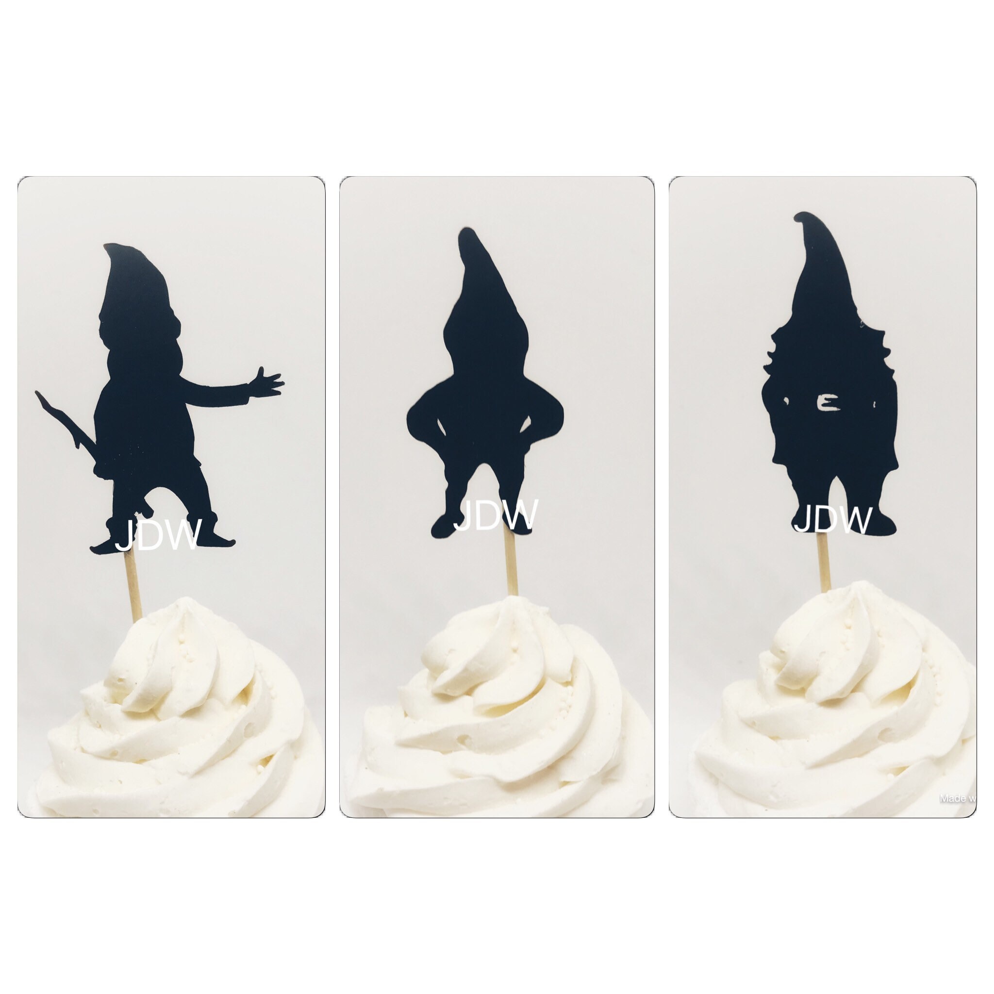 Gnomes Cupcake Toppers Gnomes Cupcake Topper Gnomes Party - Etsy