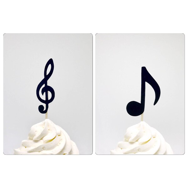 Music Note Cupcake - Etsy