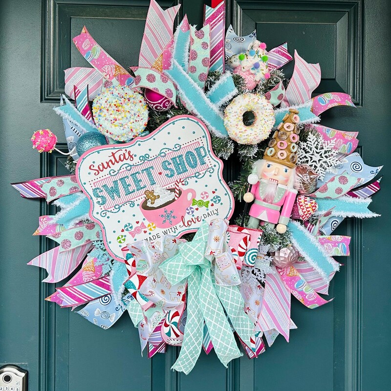 Christmas Candyland Door Decor - Etsy