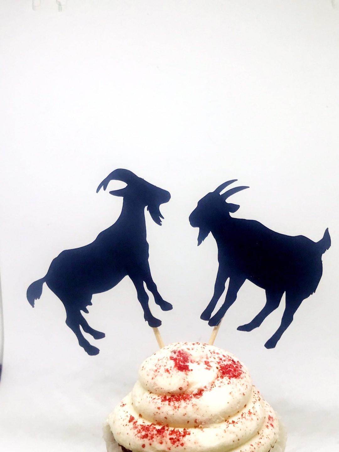 Goat Cupcake Toppers, Goat Toppers, Goat Topper, Goat Party, Goat ...
