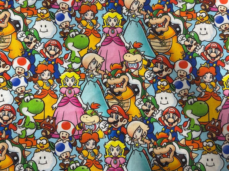 Super Mario Crop Set Mario Bros Crop Set Mario Brothers Crop Set ...