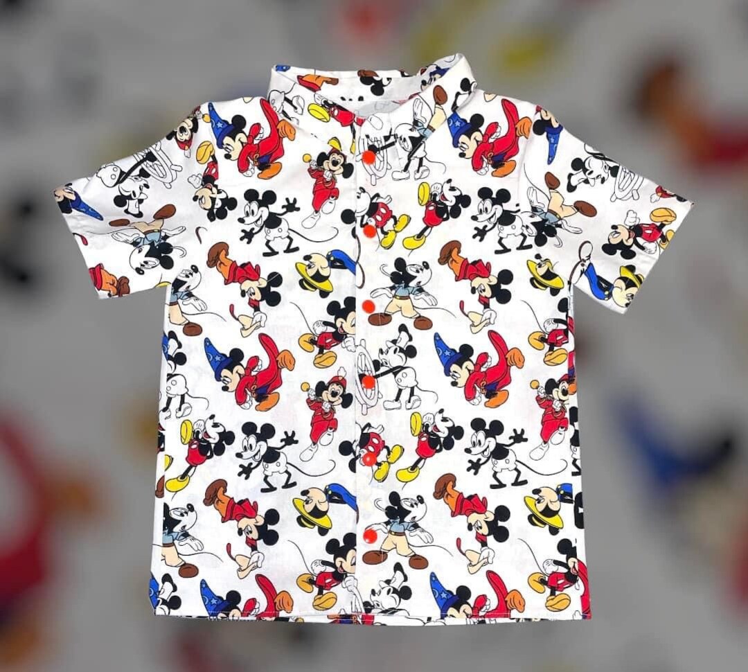 Mickey Mouse Boys Shirt Mickey Mouse Toddler Shirt Disney World Boy ...