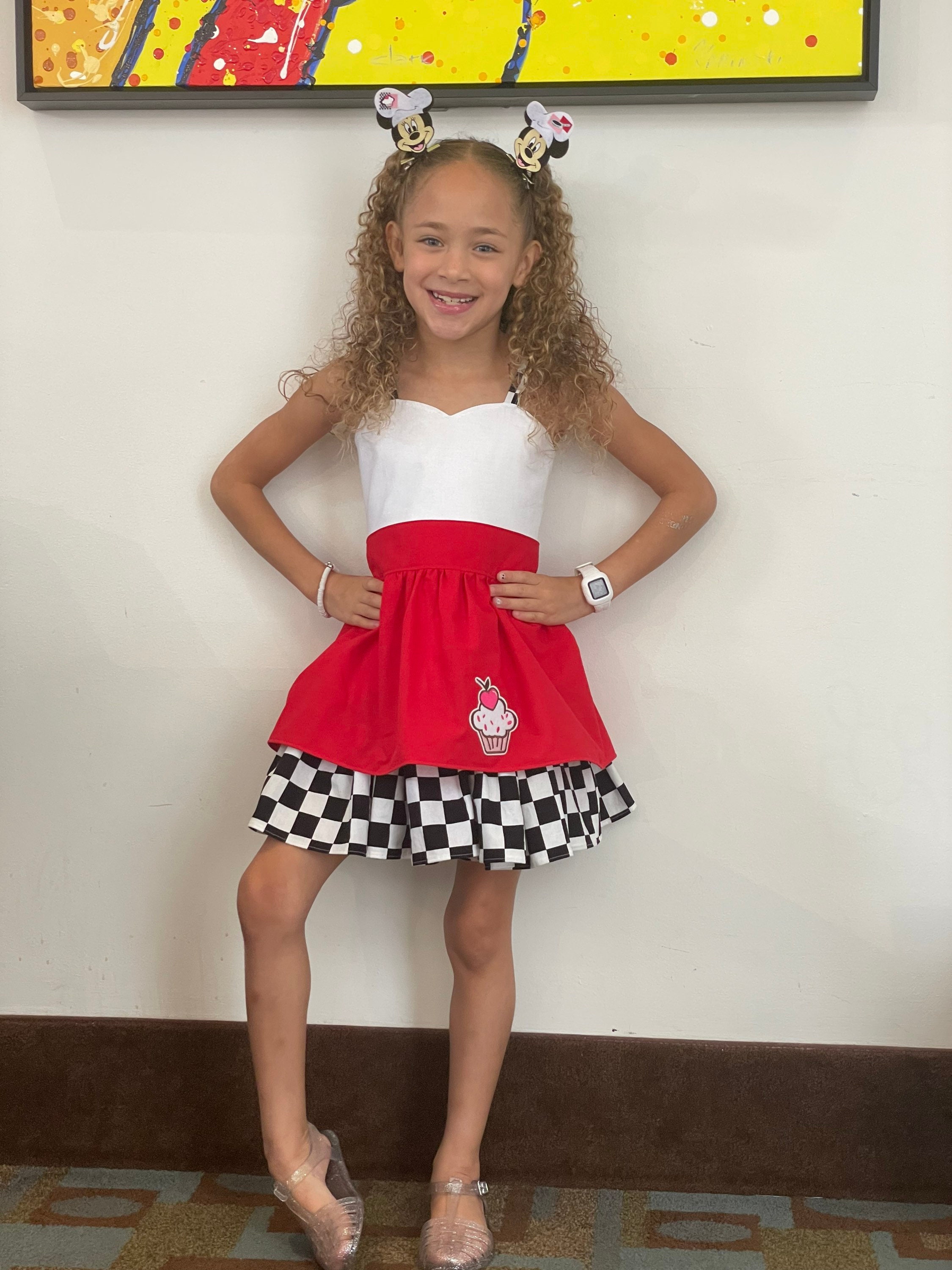 Chef Minnie Girls Dress Chef Minnie Toddler Dress Chef Mickey - Etsy