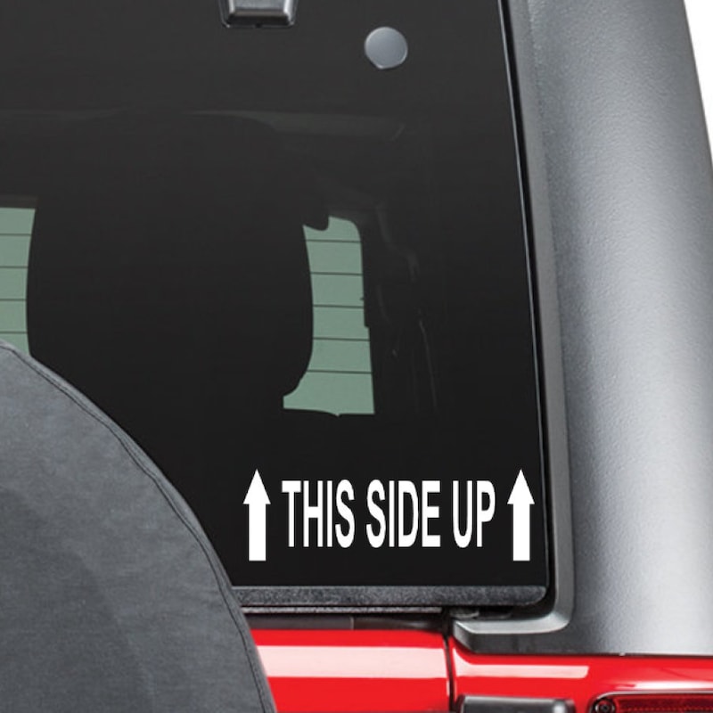 This Side up Stickers - Etsy