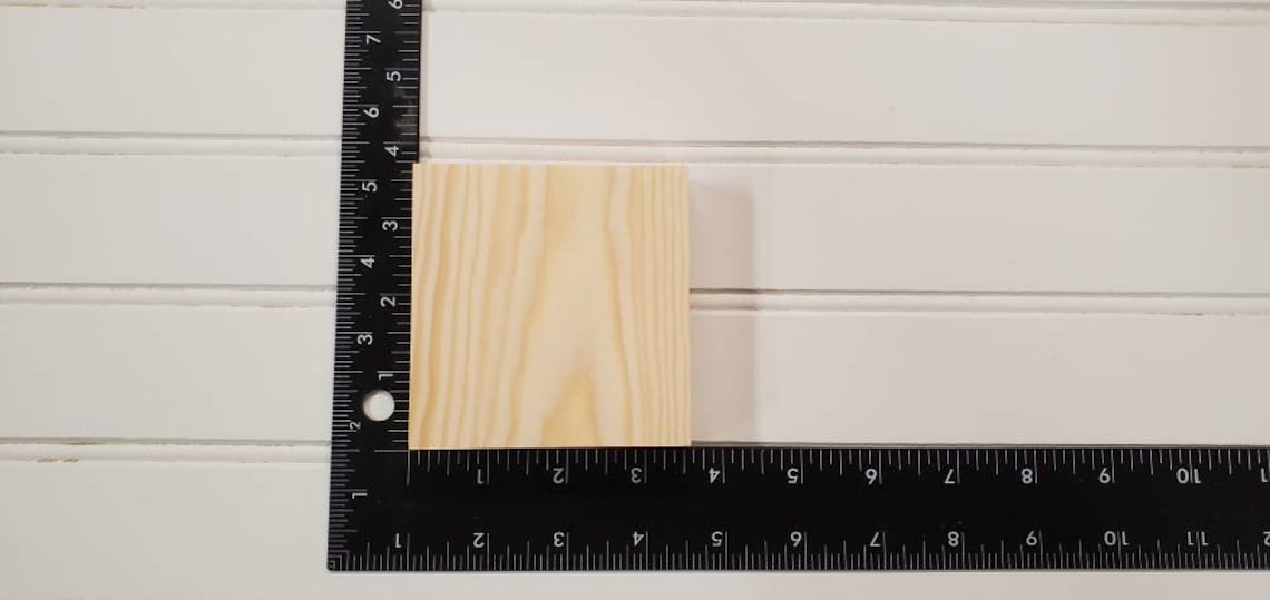 12 Pack 3.5 X 3.5 X .75 Wood Blocks / Blank - Etsy
