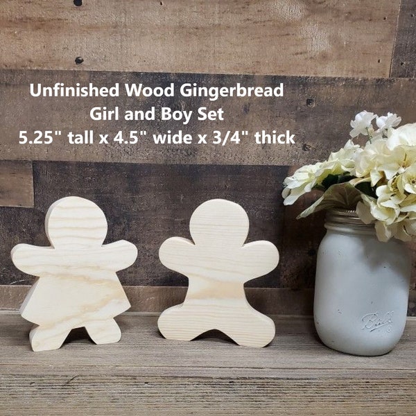 Wood Gingerbread Man - Etsy