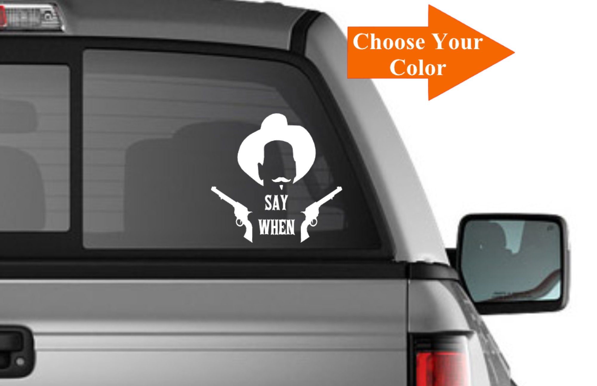 Say When Doc Holliday Vinyl Decal / Tombstone Decal / Doc - Etsy