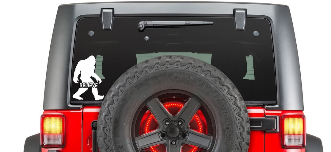 Bigfoot Decal / Bigfoot Sticker / Bigfoot Believe Decal / Truck / Car ...