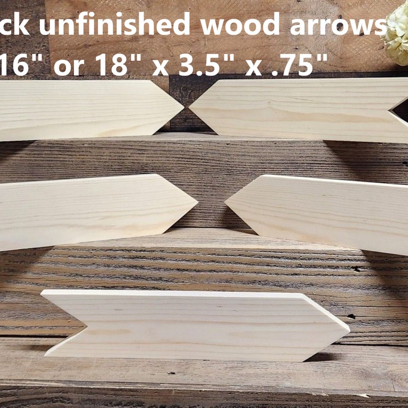 Wooden Arrow - Etsy