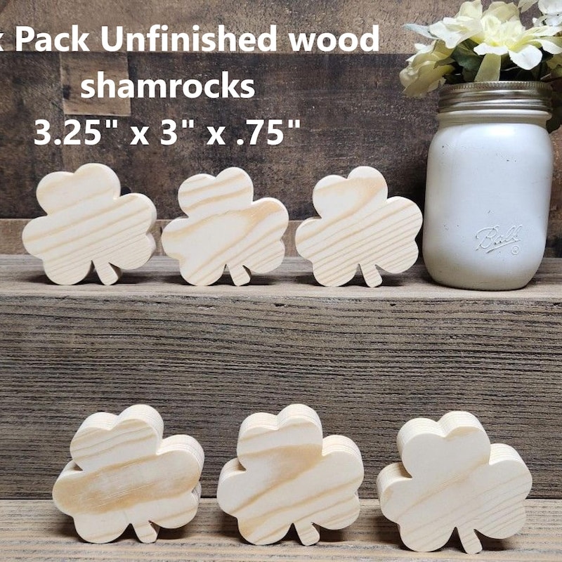 Wood Shamrock - Etsy