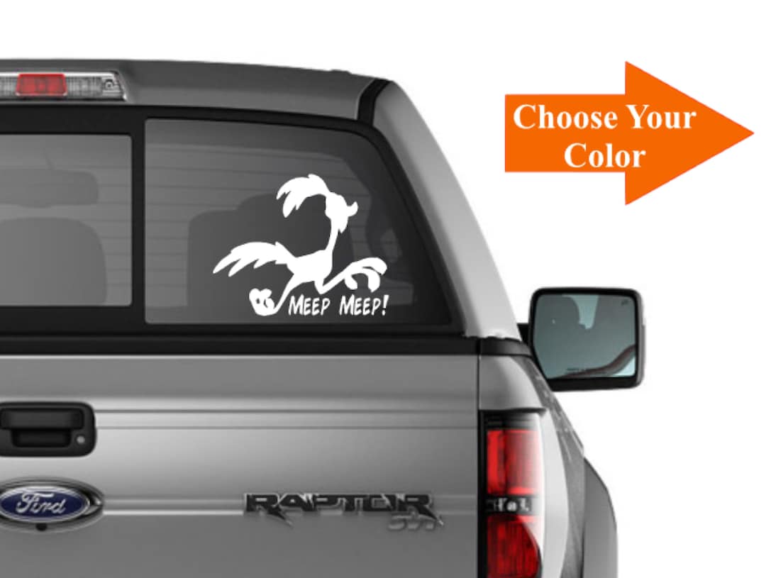 Road Runner Vinyl Decal / Truck Decal / Car Decal / Decal / Sticker ...