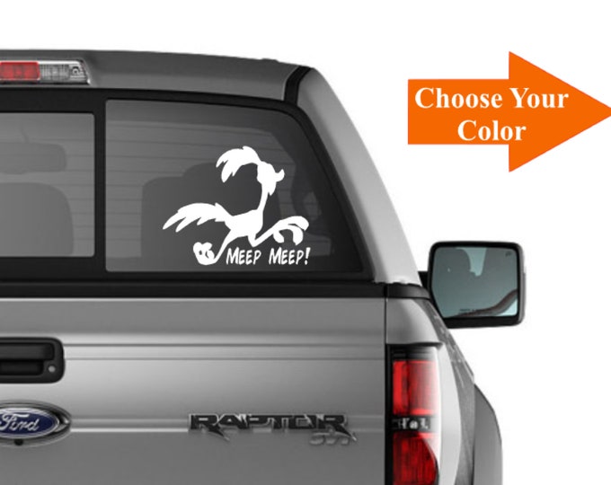 Road Runner Vinyl Decal / Truck Decal / Car Decal / Decal / Sticker ...