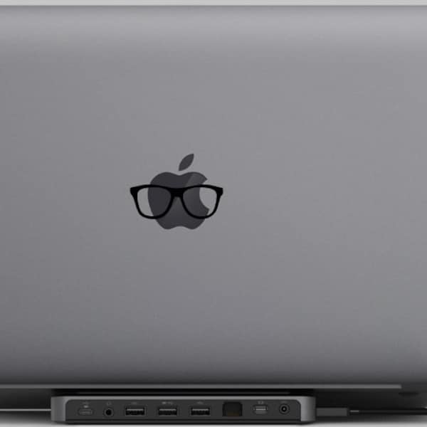 Nerd Glasses Decal - Etsy