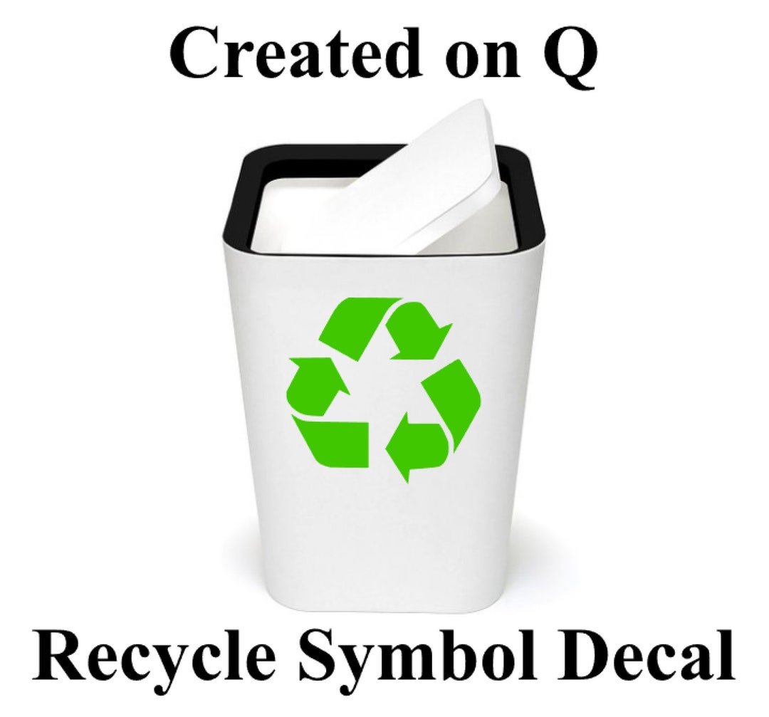 Recycle Decal / Recycle Sticker / Recycle Vinyl Sticker / Recycle Vinyl ...