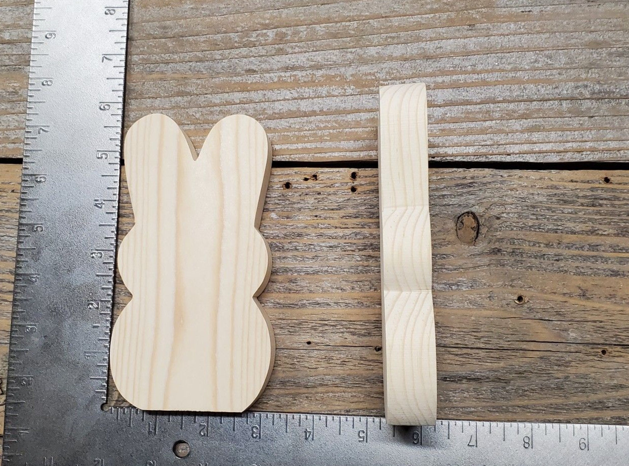 Set of 3 Unfinished Wood Peeps 5.5 X 3 X .75 - Etsy