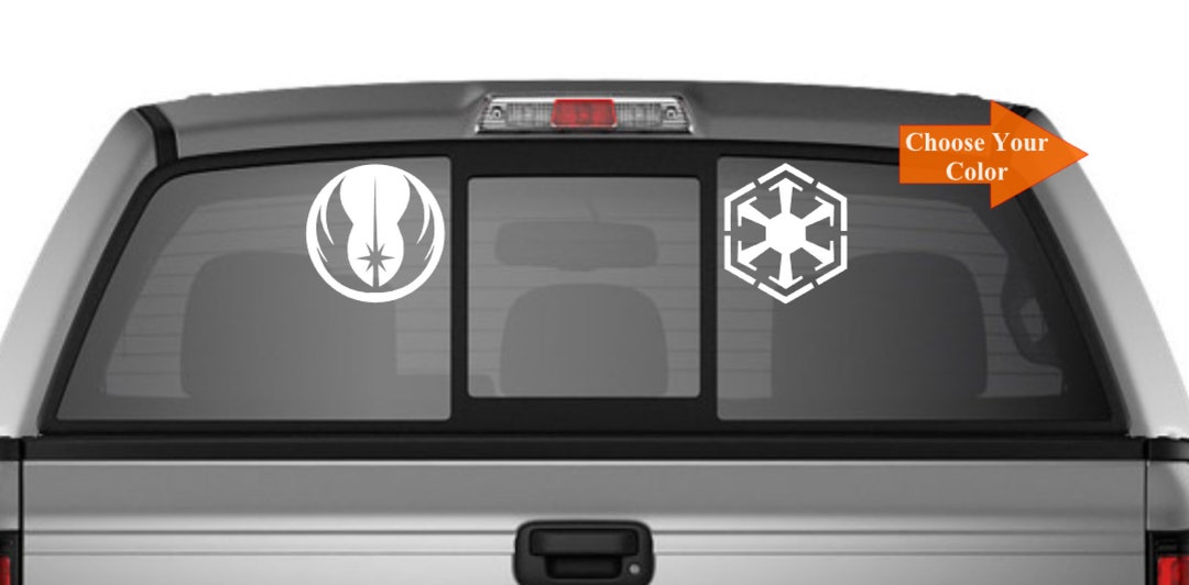 Jedi Order Sith Empire Vinyl Decal Set / Star Wars Inspired Decal ...
